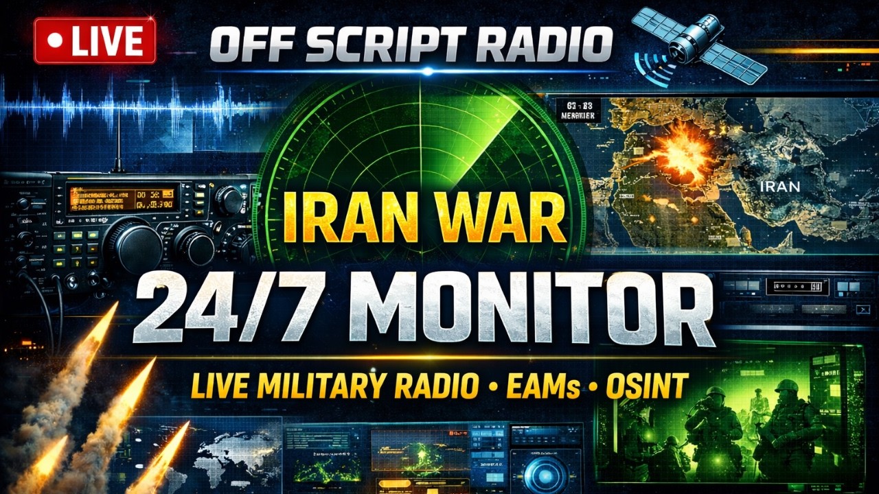 🔴 LIVE: Iran War Monitor | Real-Time Intel, Military Comms, EAM ...