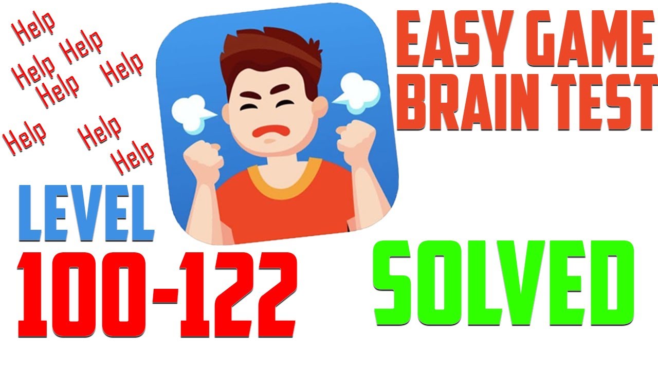 Easy Game Brain Test All New Levels Solutions from 100 to 122 IOS ...