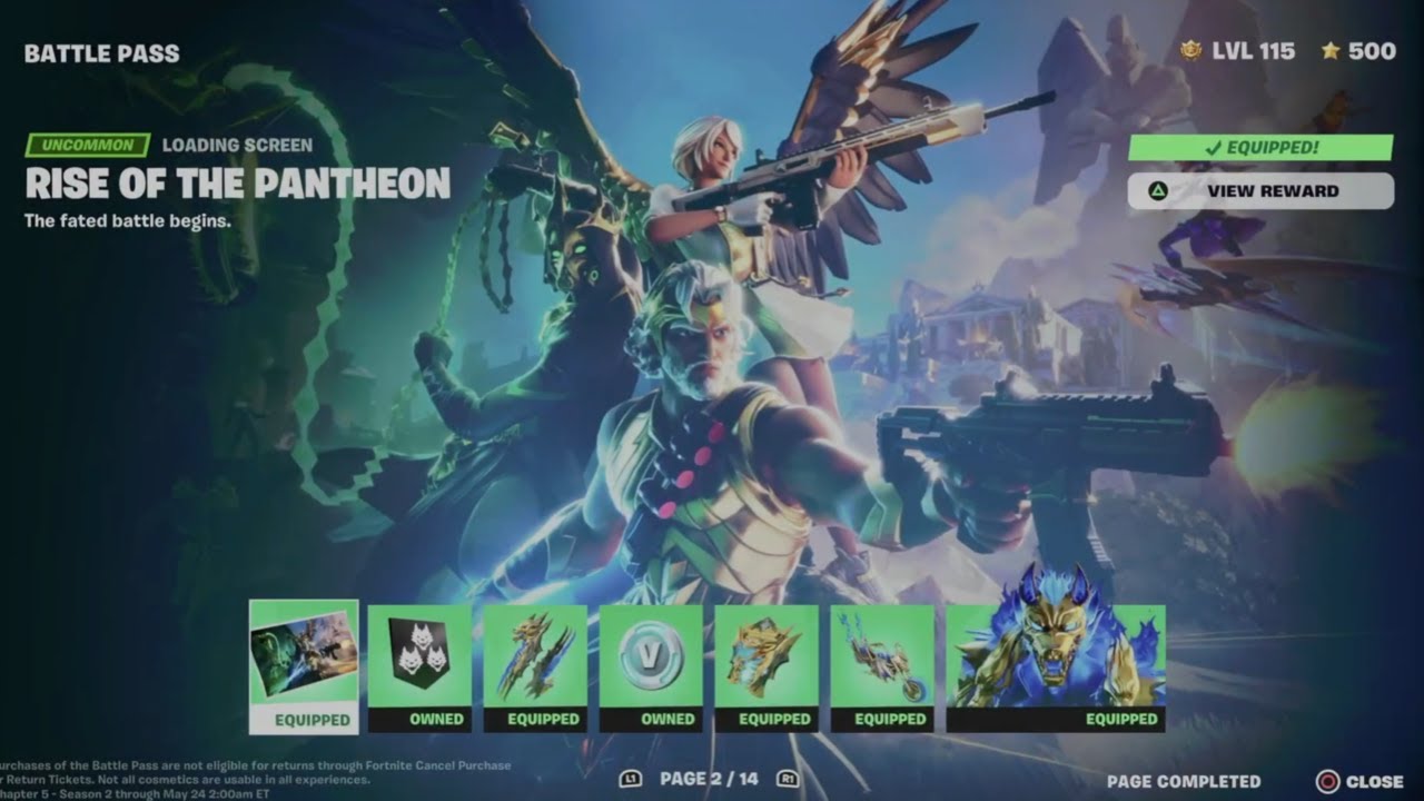 How to Unlock Rise of The Pantheon Loading Screen in Fortnite | Battle ...