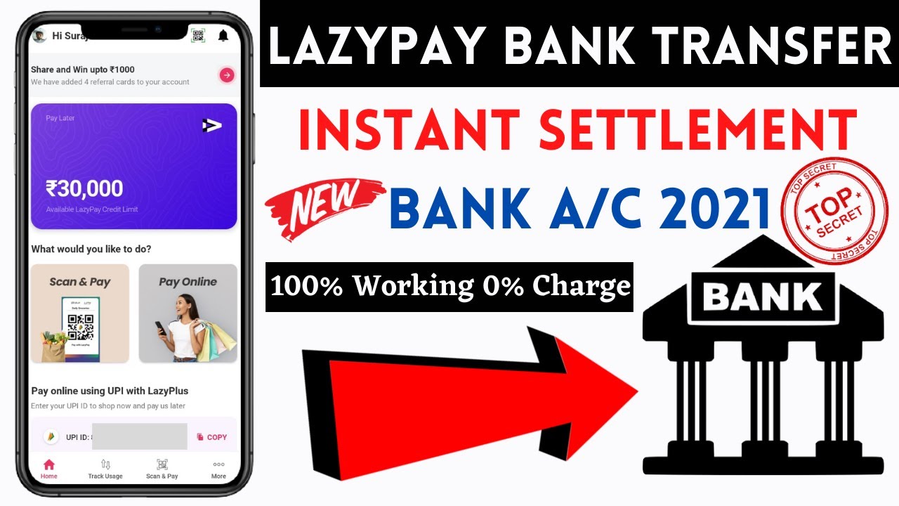 How to Lazypay to Bank | Lazypay Bank Transfer | Lazypay to Bank ...