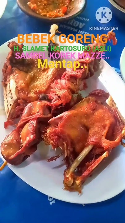 BEBEK GORENG H. SLAMET KARTOSURO ASLI#Shorts - YouTube
