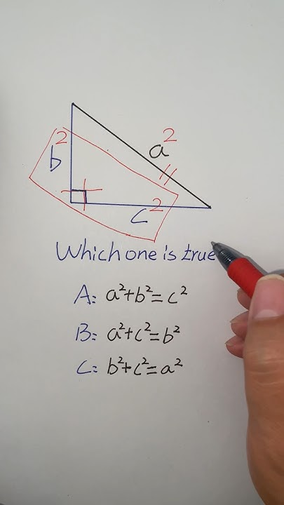 how to do Pythagorean theorem fast | Basic algebra: Pythagorean theorem ...