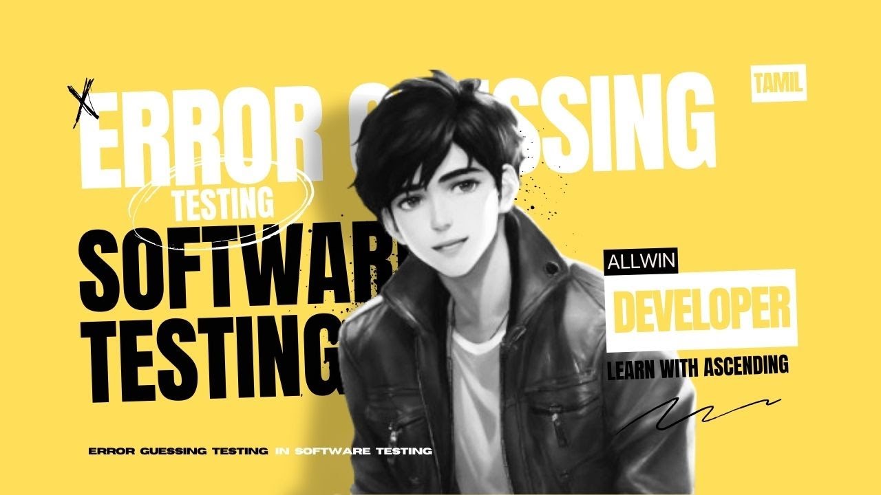 Error Guessing testing | 𝗧𝗮𝗺𝗶𝗹 தமிழ் | Learn With Ascending - YouTube