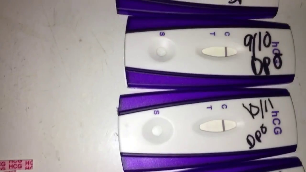 Pregnancy test line progression + taking a ovulation test - YouTube