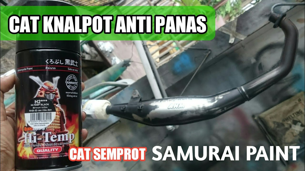Cat Knalpot anti panas Samurai Paint | Cat semprot Hi Temp | Pylox ...