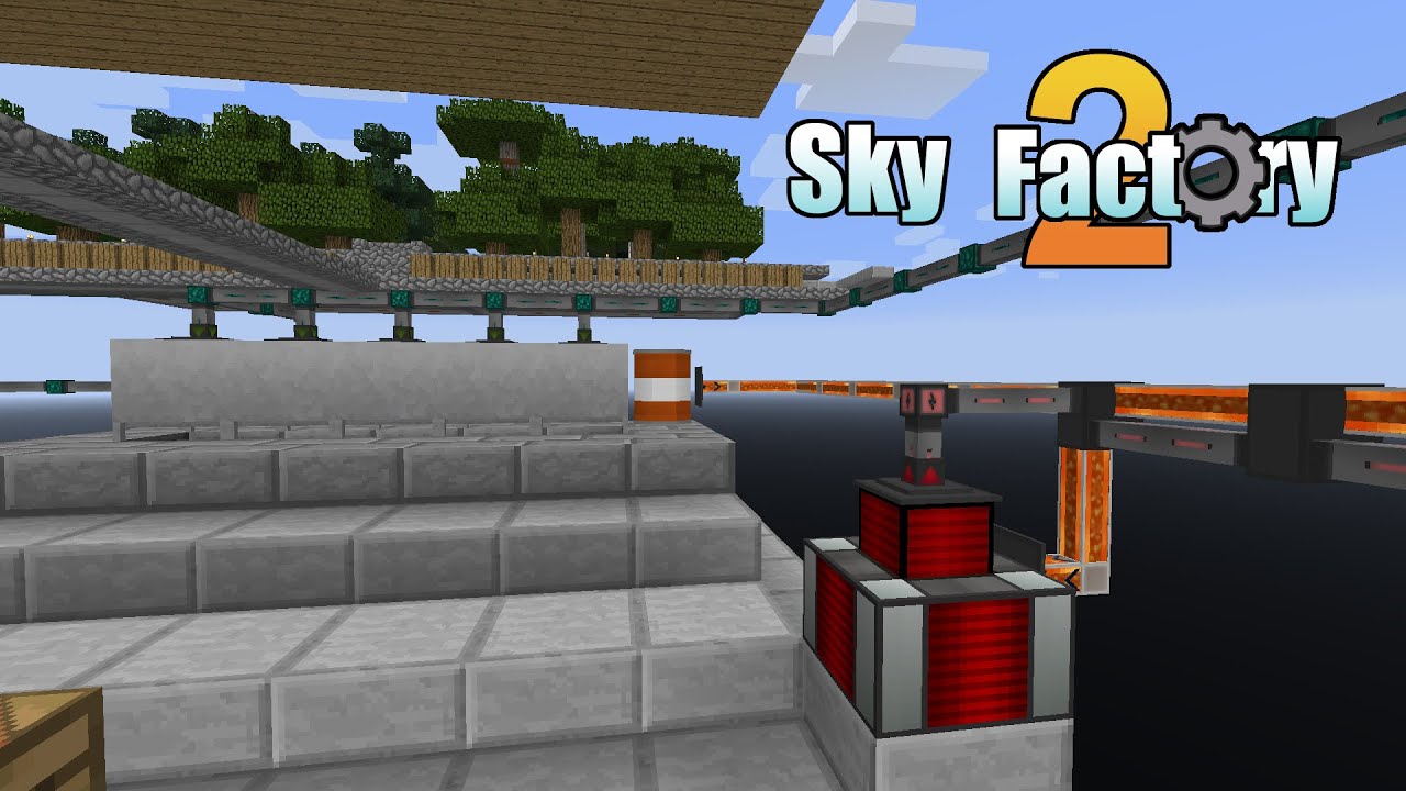 Sky Factory 2 (Modded Minecraft) - 04 - Lava power! - YouTube