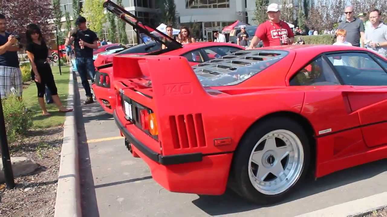 Ferrari F40 Hard Revs!! Incredible sound!!! (PART 1 of 2) - YouTube