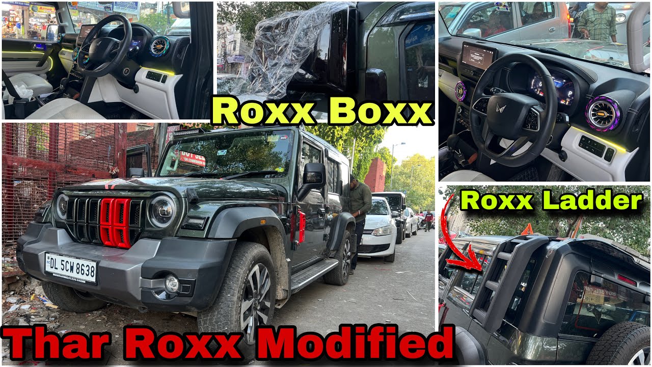 Thar Roxx Ax7L Modification 2025 Thar Roxx Modified With Price Thar ...