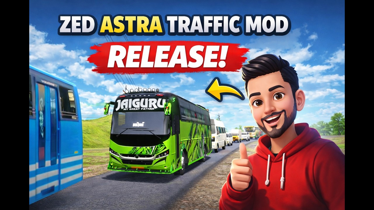 ZED ASTRA TRAFFIC RELEASE | BUS SIMULATOR KERALA | DUDEMODS | SPARROW ...