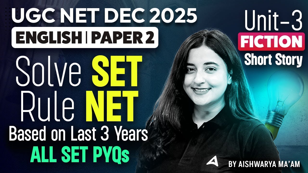 UGC NET English Literature Unit 3 | Based on last 3 years All SET PYQs ...