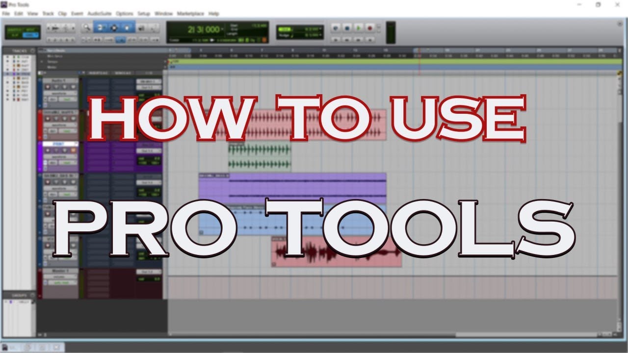 How to use Pro Tools - YouTube