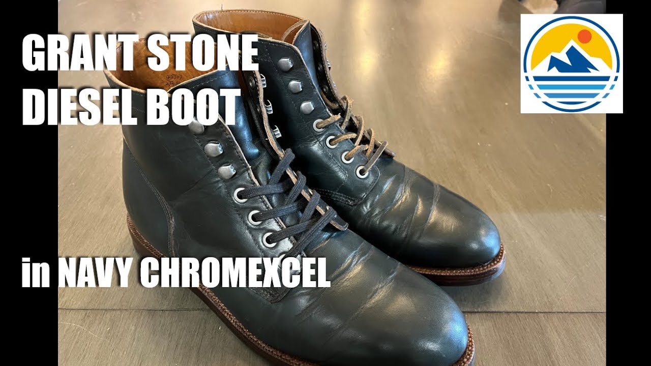 Grant Stone Diesel Boot in Navy Chromexcel Leather - One Year Update ...
