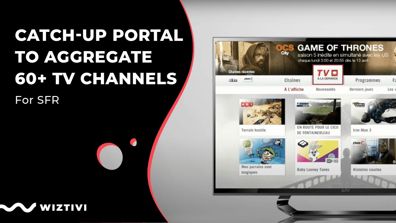 Catch-up portal to aggregate 60+ TV channels, for SFR - YouTube