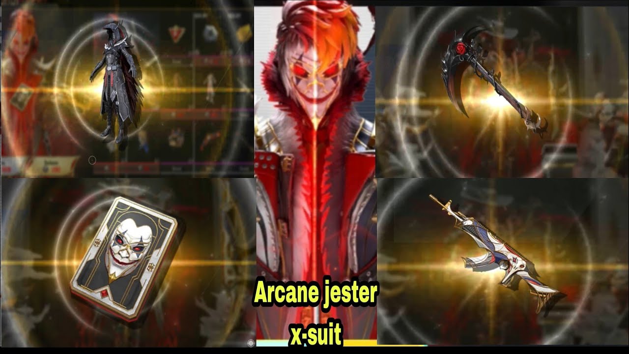 OMG|Arcane jester x-suit and Blood Raven x-suit |create opening pubg ...