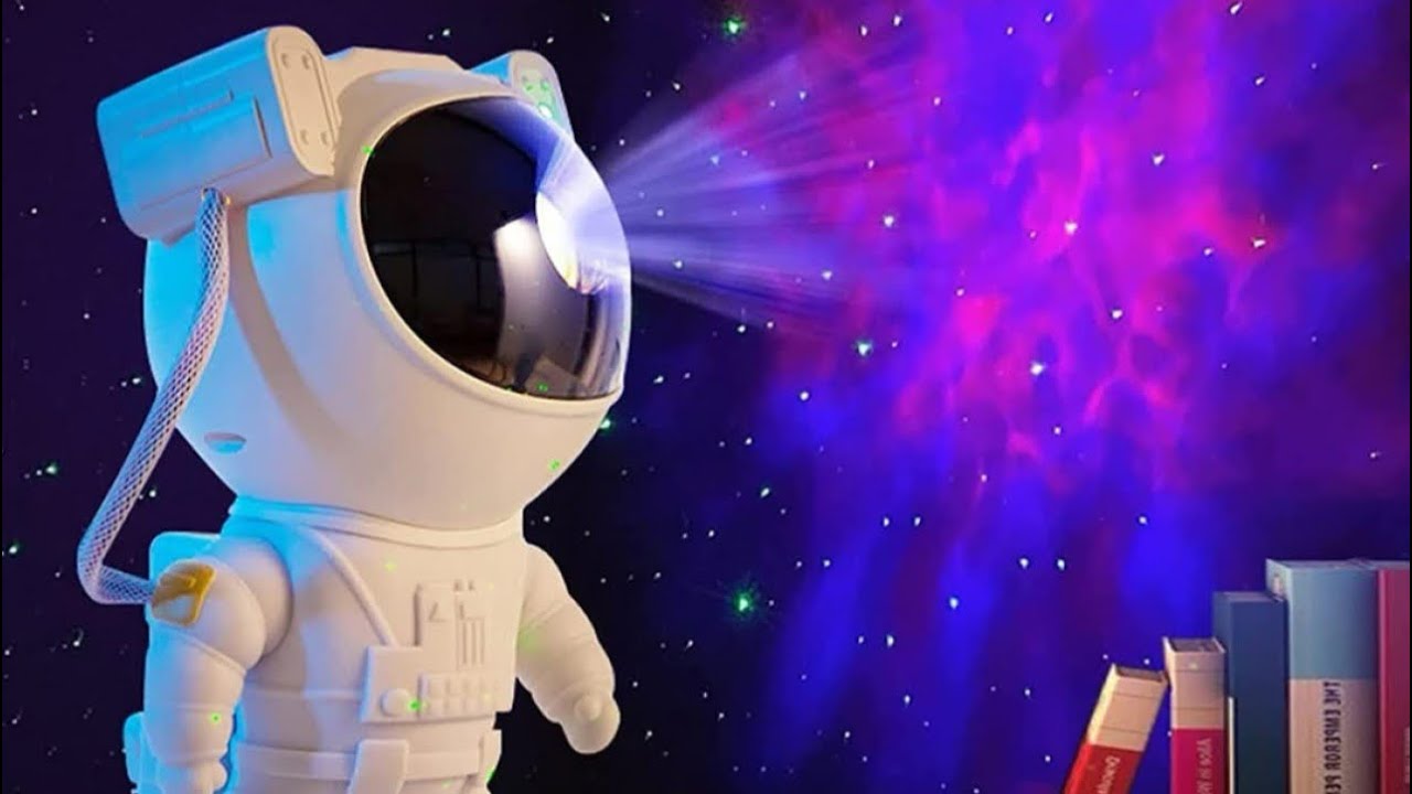 ASMR Unboxing Galaxy Astronaut Space Star Projector - YouTube