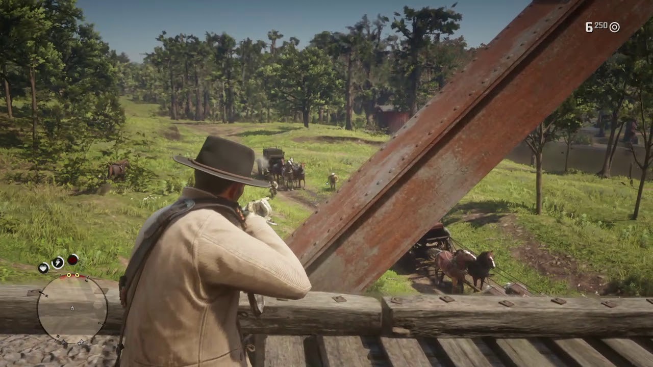 Stage coach robbery $200.00 dollars on rdr2 - YouTube