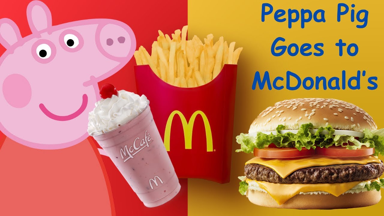 Peppa Pig Goes to McDonald’s - YouTube