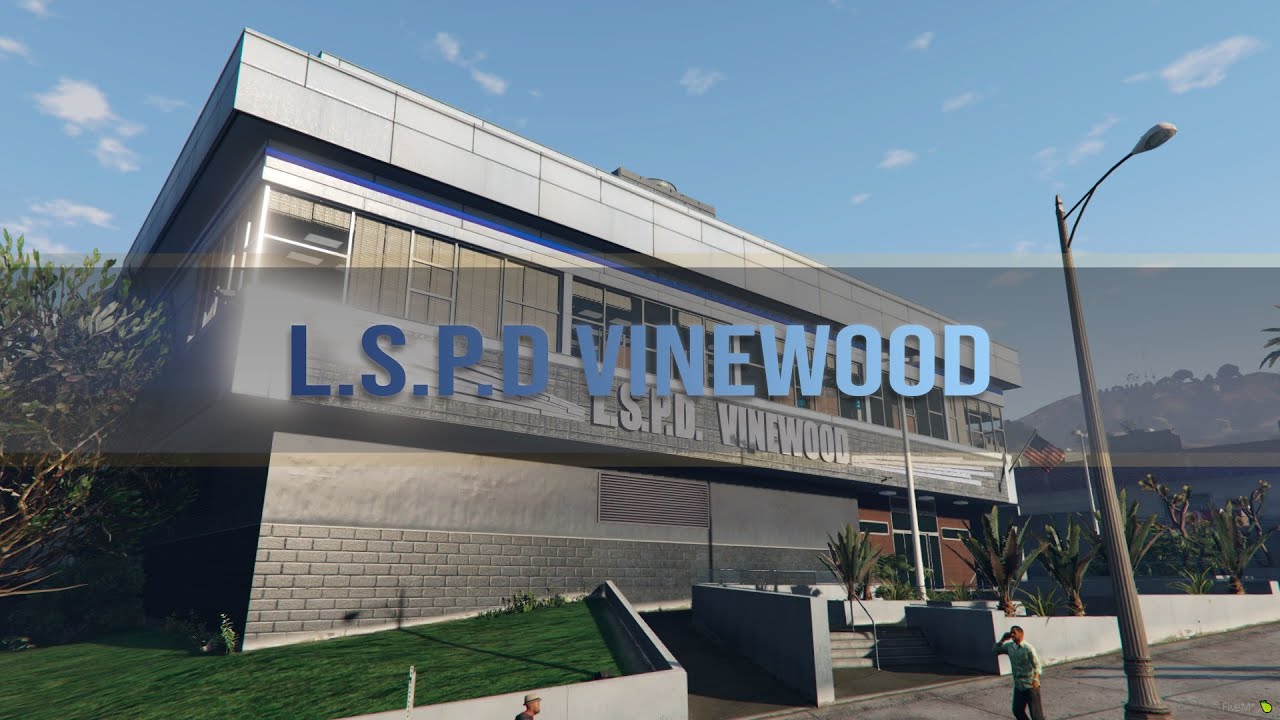GTA V MLO - VINEWOOD POLICE DEPARTMENT FiveM - YouTube