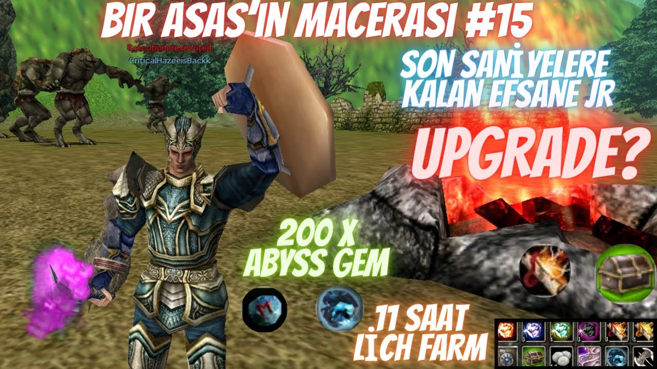 BİR ASAS'IN MACERASI #15 AGARTHA / EFSANE JR BDW / 200x Abyss Gem/ 11 ...