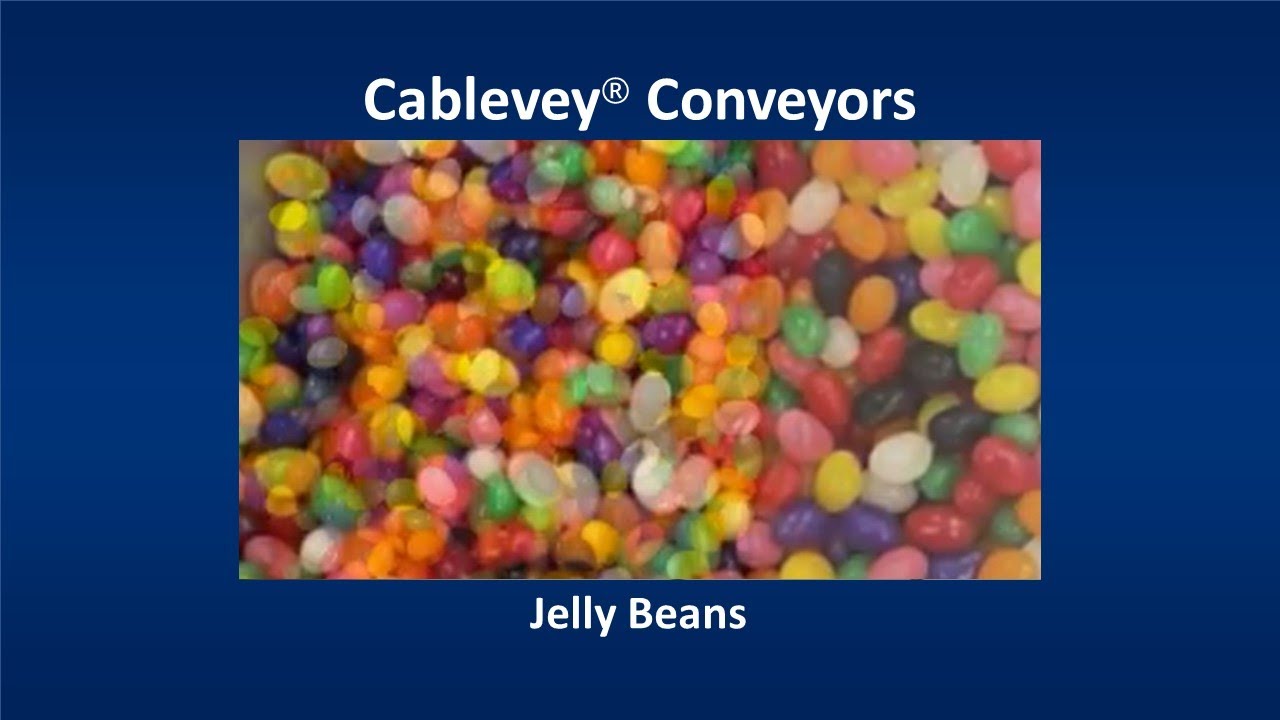 Cablevey® Conveyors - Jelly Beans Test - YouTube