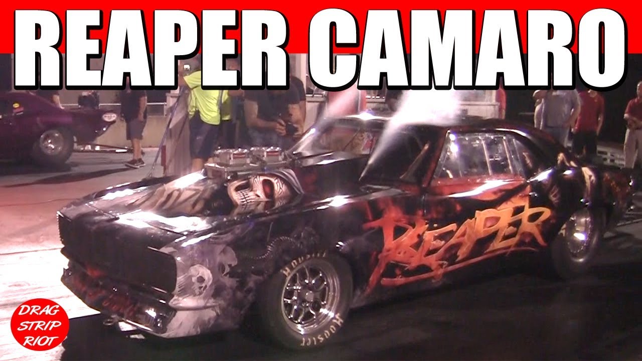 Street Outlaws Drag Racing Reaper Camaro - YouTube