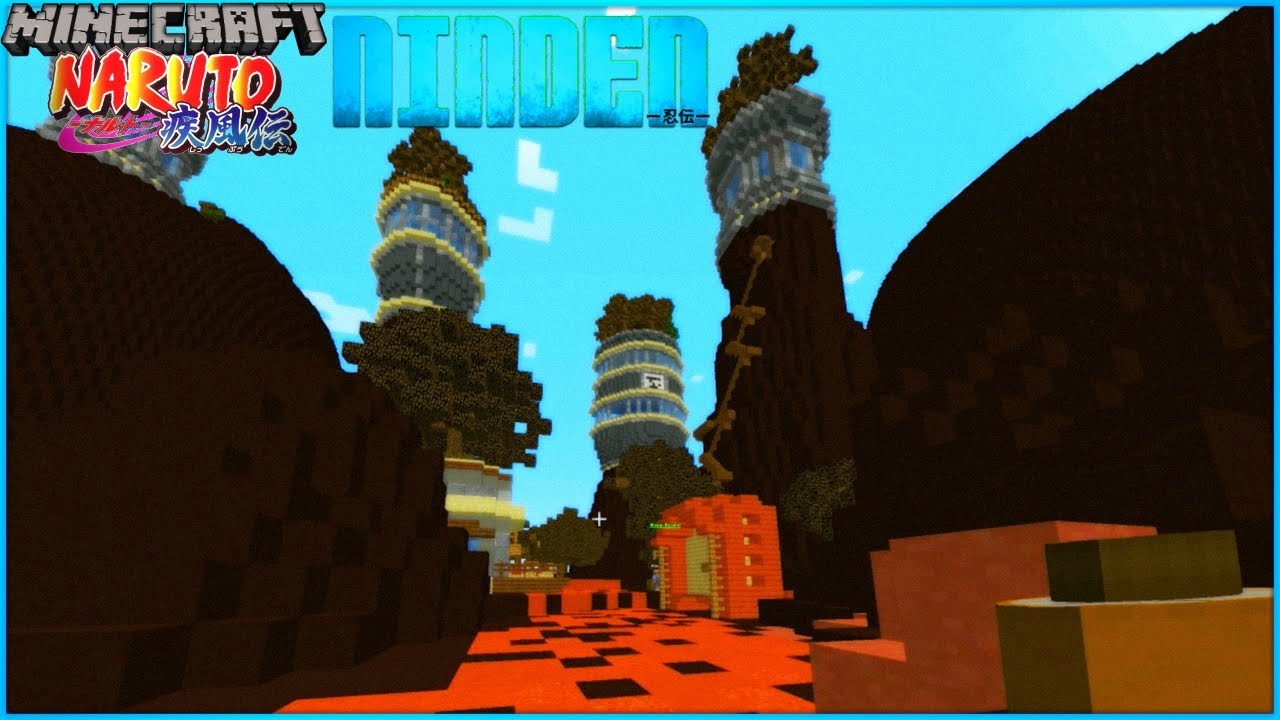 Minecraft Naruto Ninden Server - Cloud Village Walkthrough - YouTube