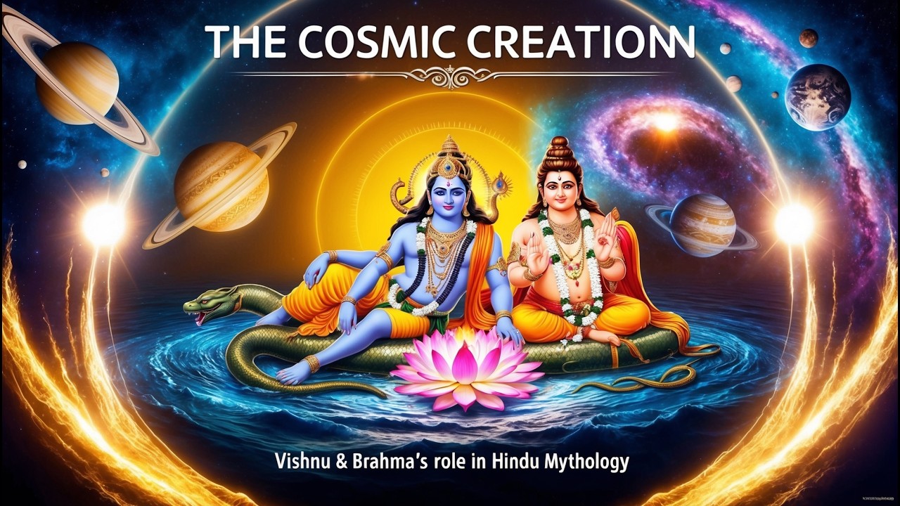 The Cosmic Creation: The Role of Vishnu and Brahma in Hindu Mythology ...