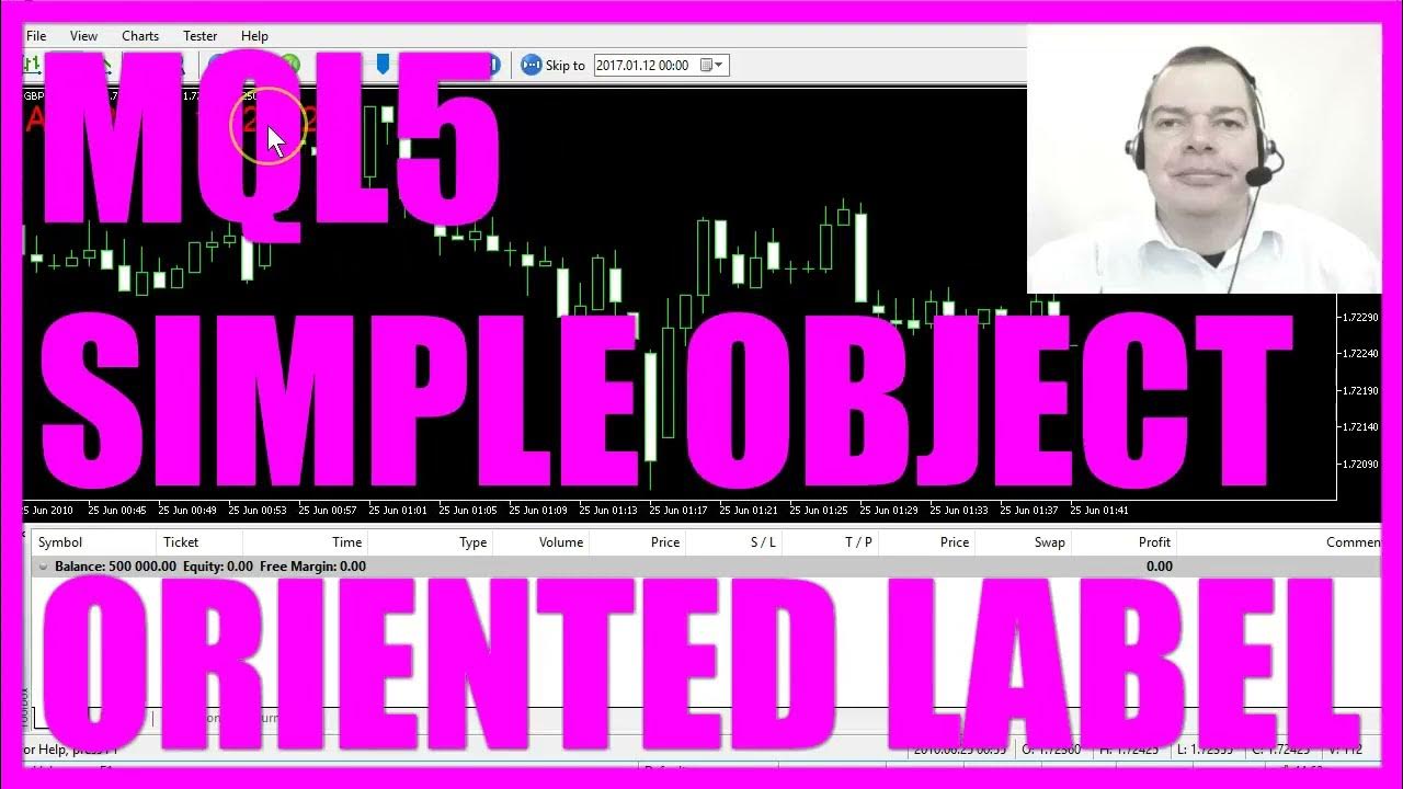 MQL5 TUTORIAL ENGLISH - SIMPLE OBJECT ORIENTED LABEL - YouTube