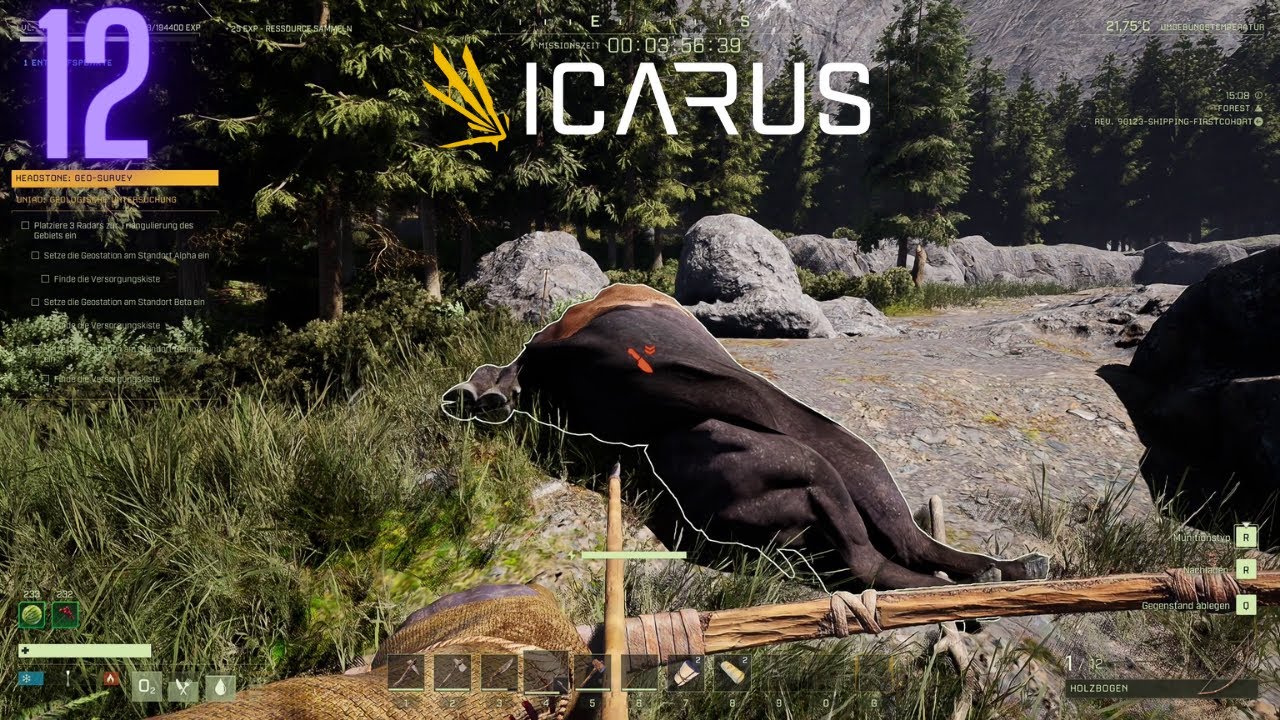 ICARUS #12 - Einen Büffel erlegt, riesenteil [Lets Play|Gameplay|Deutsch] - YouTube