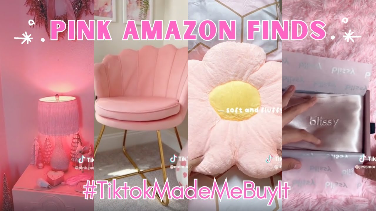 25 Amazon Pink Must Haves #4 That TikTok Made Me Buy It | Reactions to ...