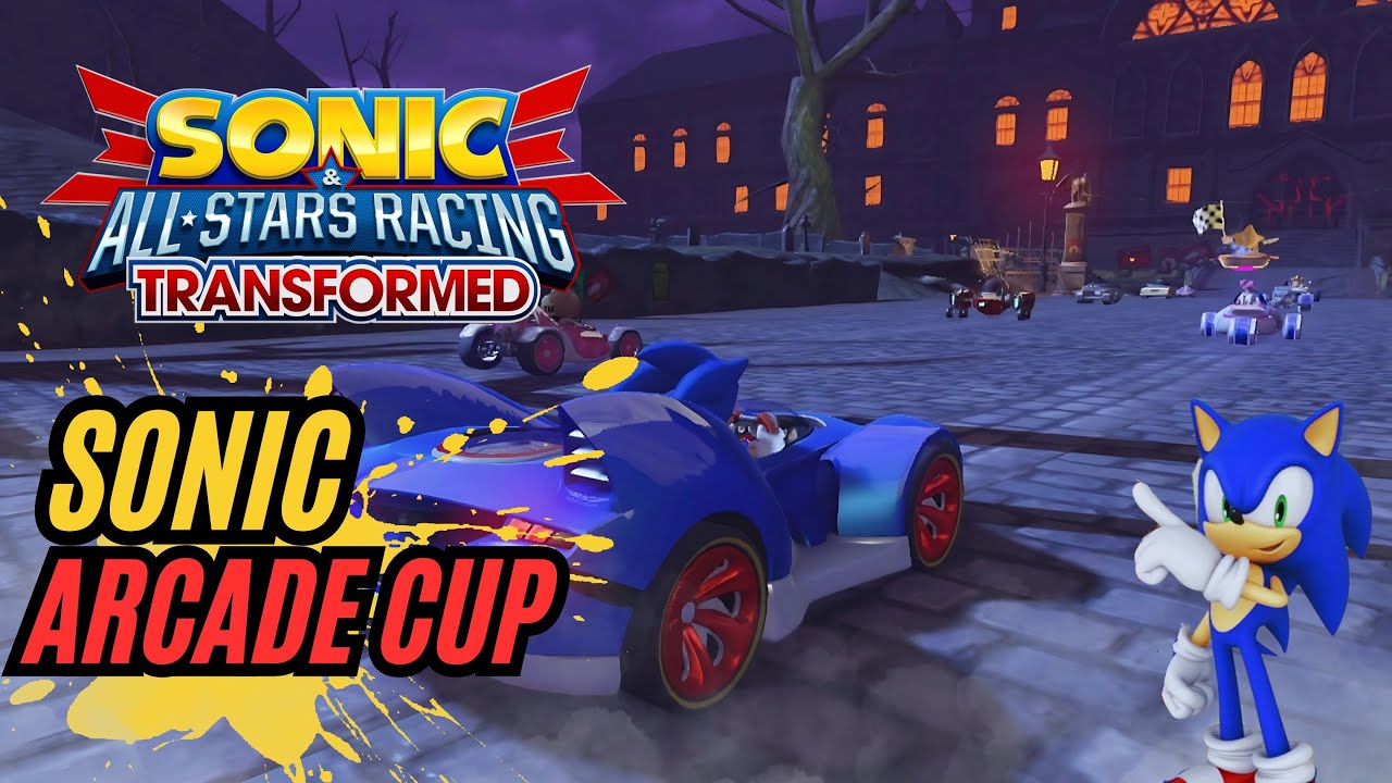 Arcade Cup | Sonic The Hedgehog Gameplay | Sonic and All-Stars Racing ...