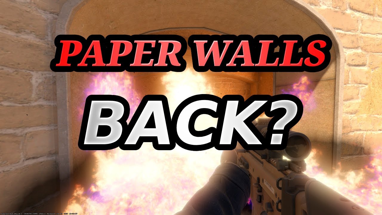 The New CS2 Mirage Update Came with PAPER WALLS! (Mirage Wallbangs ...