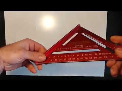 Speed Square Basics For Angles And The Miter Saw - YouTube