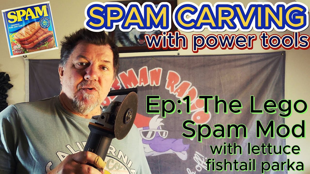 SPAM carving with Power Tools: LEGO Spam Mod with lettuce fishtail ...