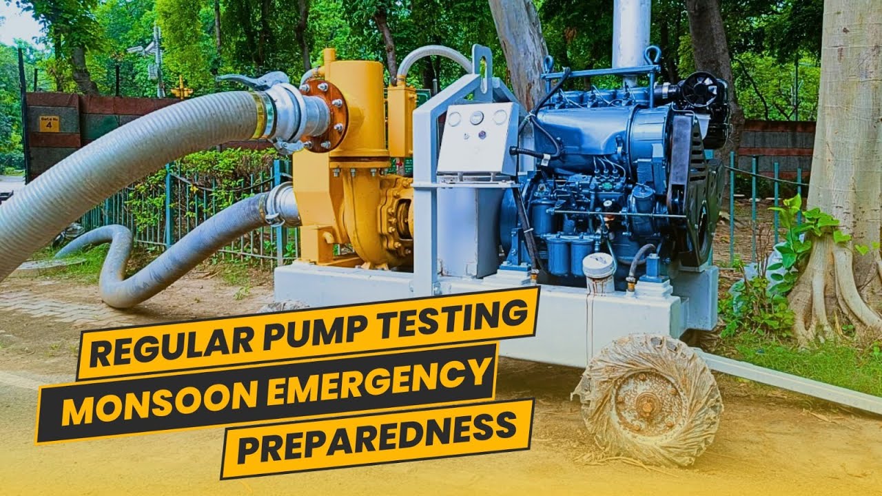 Regular Pump Testing Monsoon - YouTube