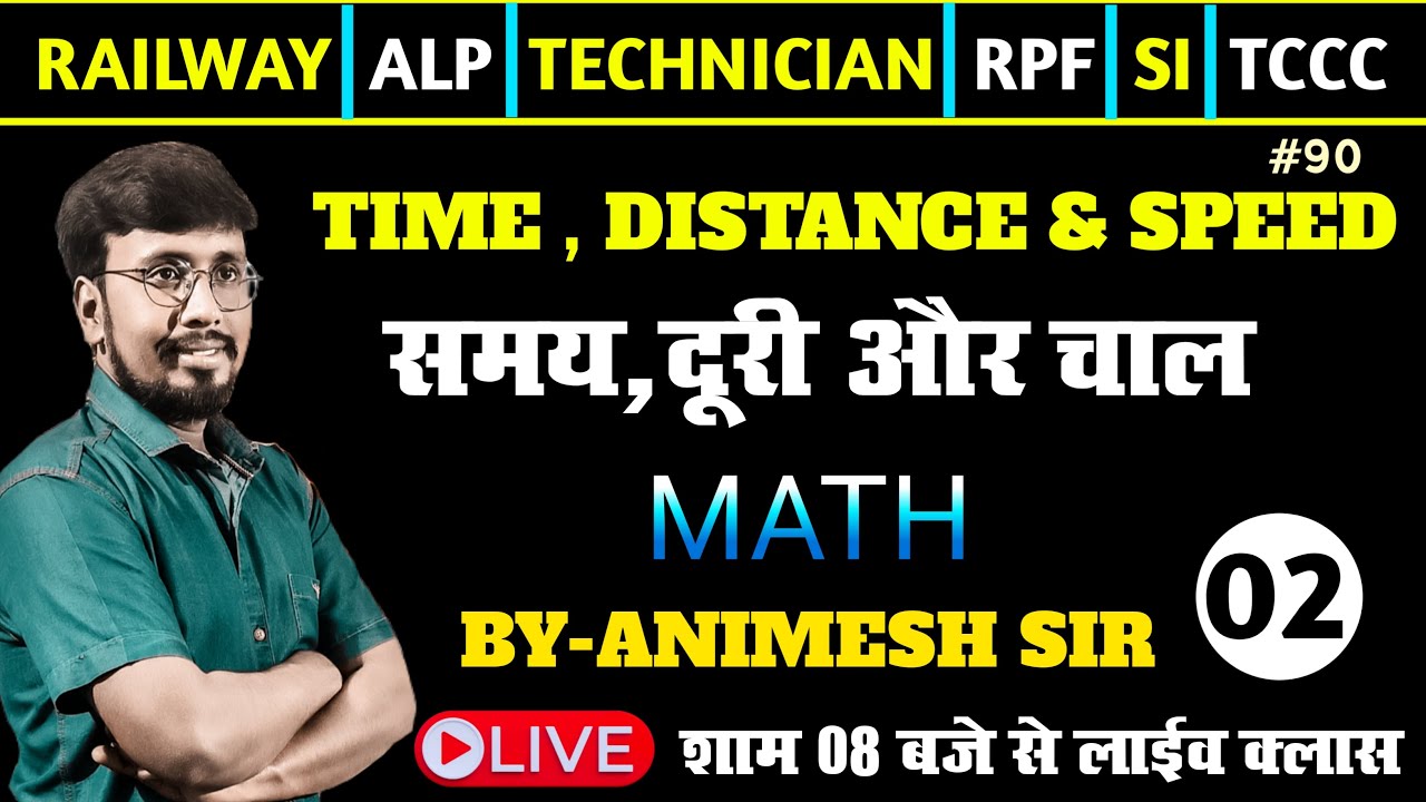 Time Speed and Distance Trick | Time Speed Distance Concept/Problems ...