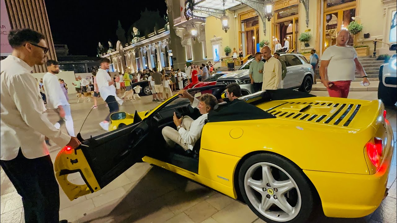 MONACO SUMMER NIGHTLIFE LaFerrari,F355 SPIDER,812GTS,SVJ, SV,McLaren# ...