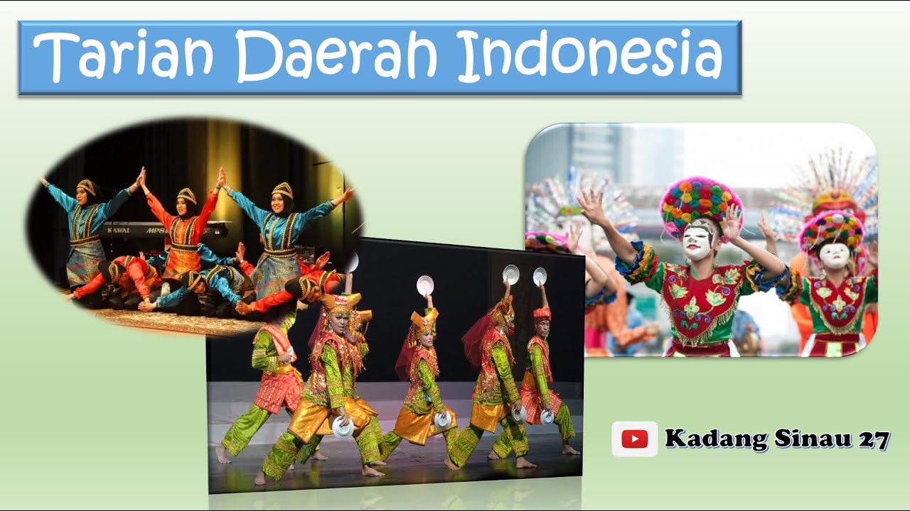 Tarian Daerah Indonesia dari 34 Provinsi - YouTube