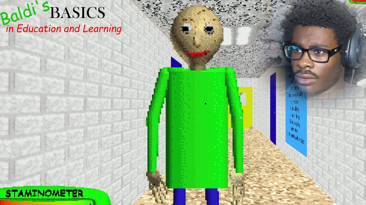 He Wants to Beat Me | Baldi Basics (Part 1) - YouTube