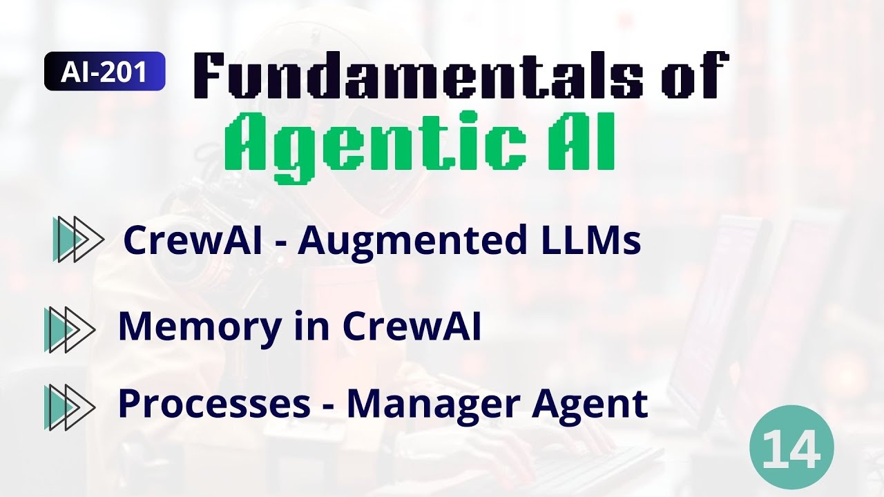Class-14: AI-201- CrewAI | Augmented LLM | Memory | Processess ...