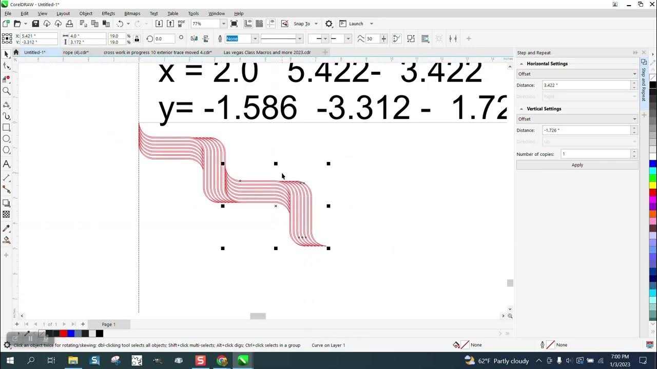 Corel Draw Tips & Tricks STEP and REPEAT to the MAX - YouTube