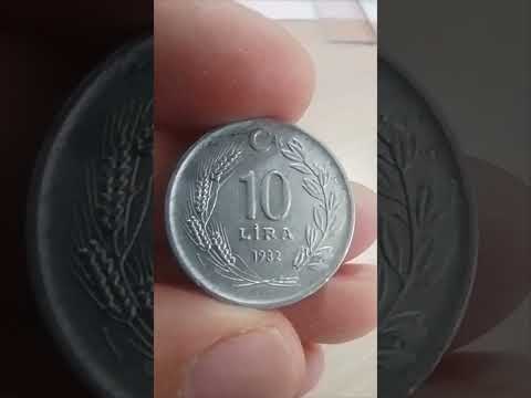 10 lira, 1982, alüminyum para
