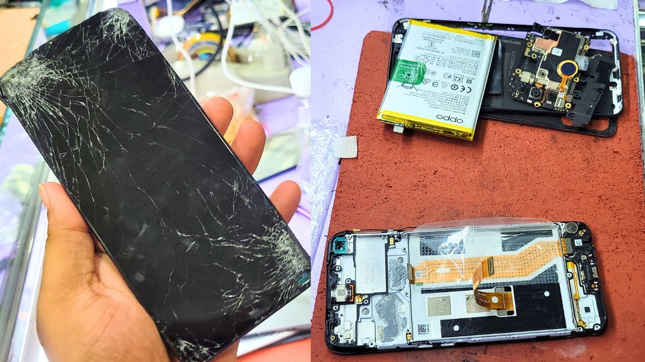 How i Restore Destroyed New Oppo || Cracked Phone Restoration - YouTube