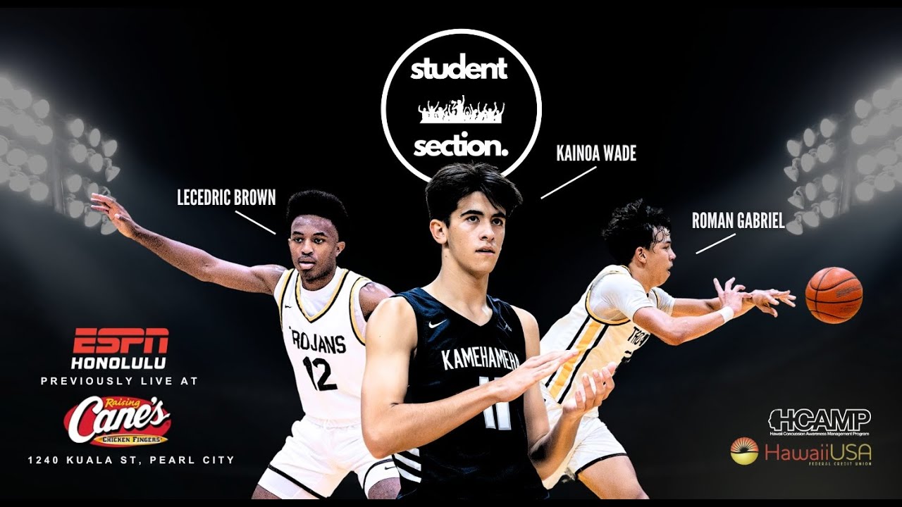 Kainoa Wade, Roman Gabriel, and Lecedric Brown | The Student Section at ...