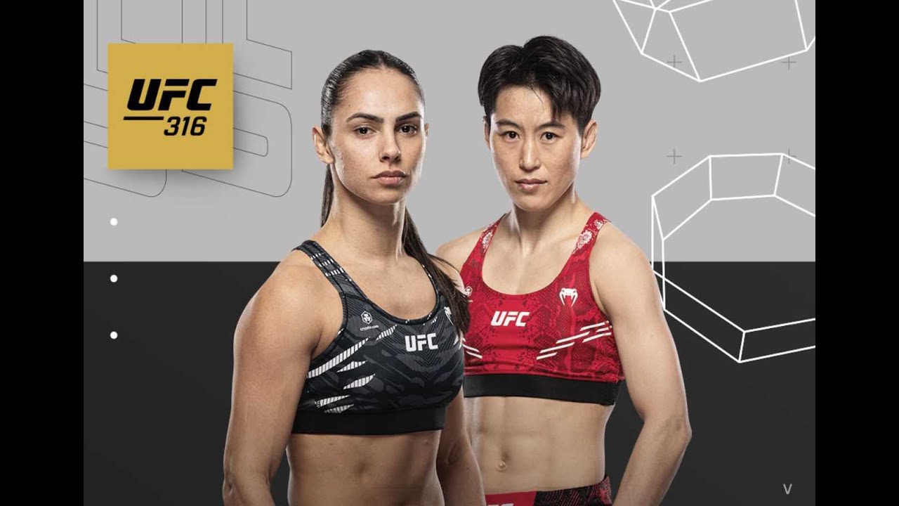 UFC 316: Wang Cong vs. Ariane Da Silva - YouTube
