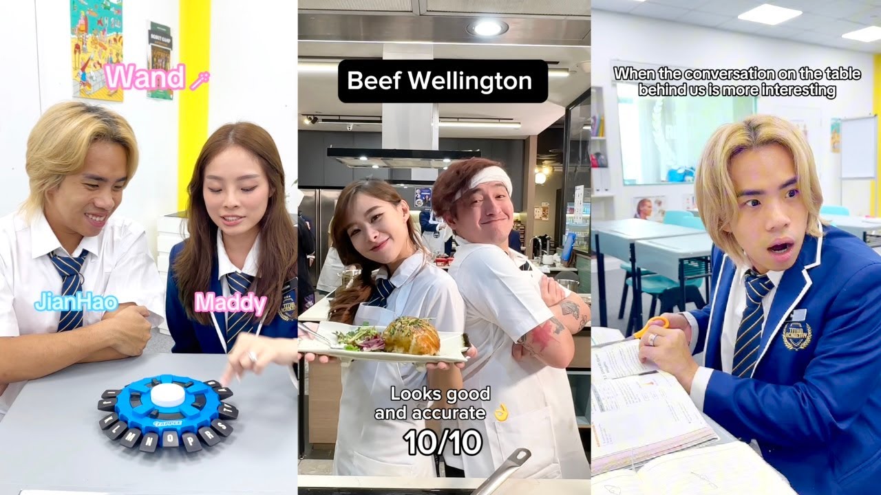 Relatable School Couple Tiktok Challenges in 2024 - YouTube