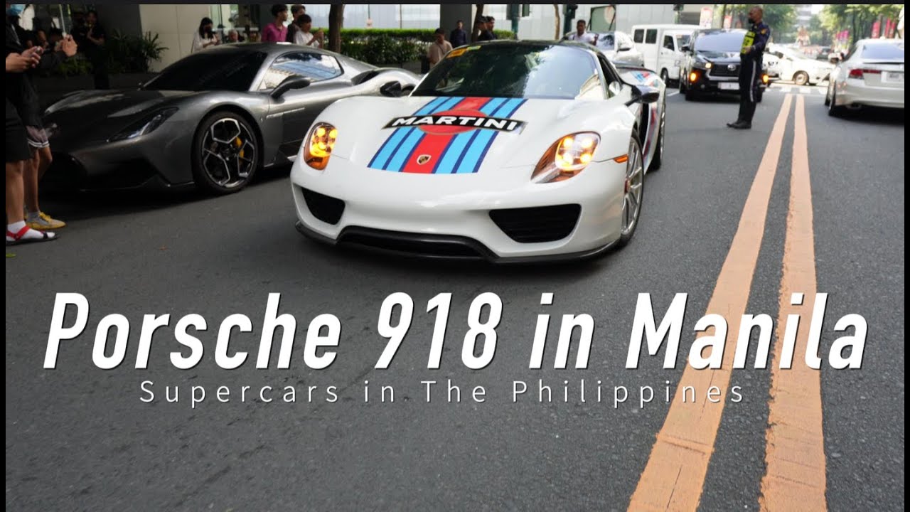 Holy Trinity of Hyper Cars 😱 Porsche 918 Spyder 🇵🇭 BGC Car Spot - YouTube