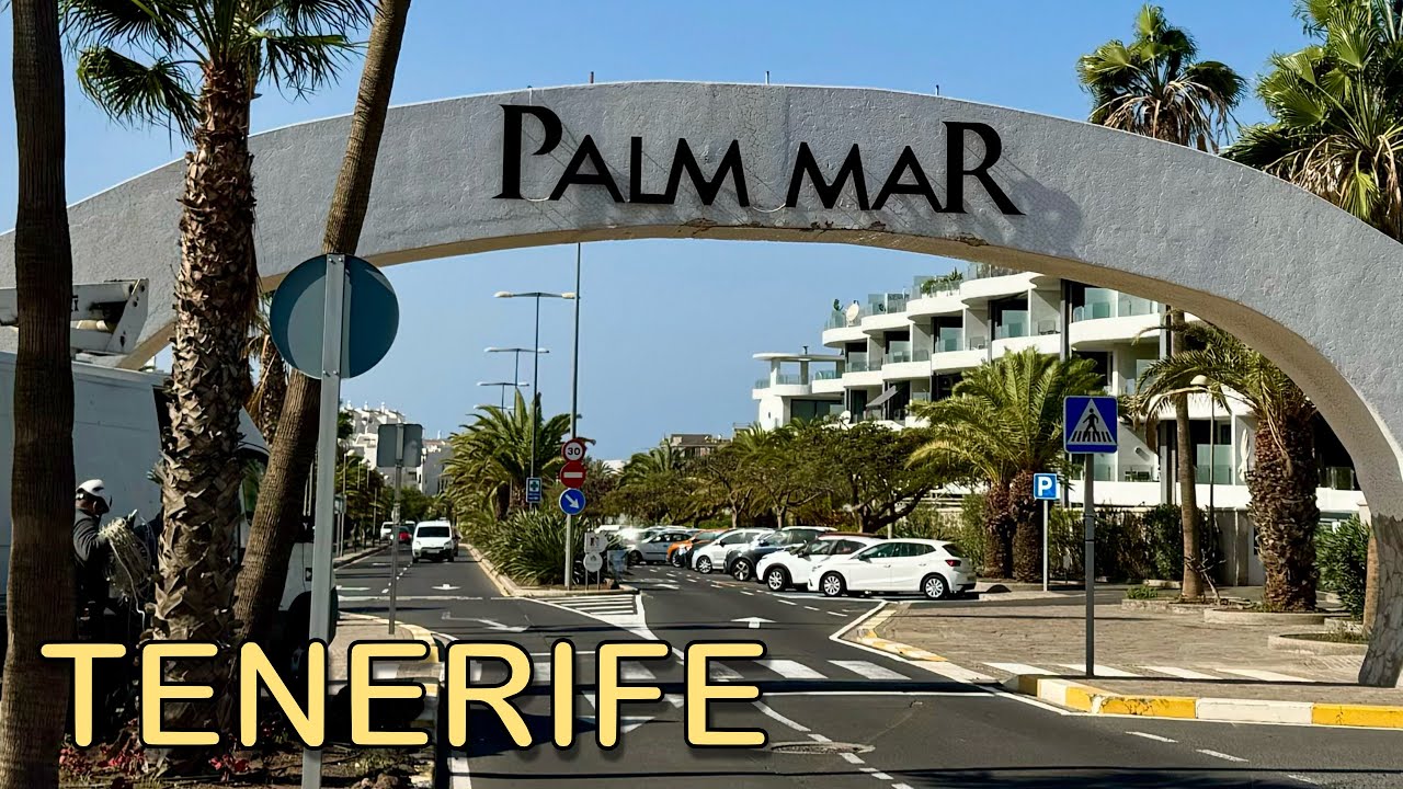 Teneife - Palm Mar 🌊🏖️💨 4K HDR - YouTube