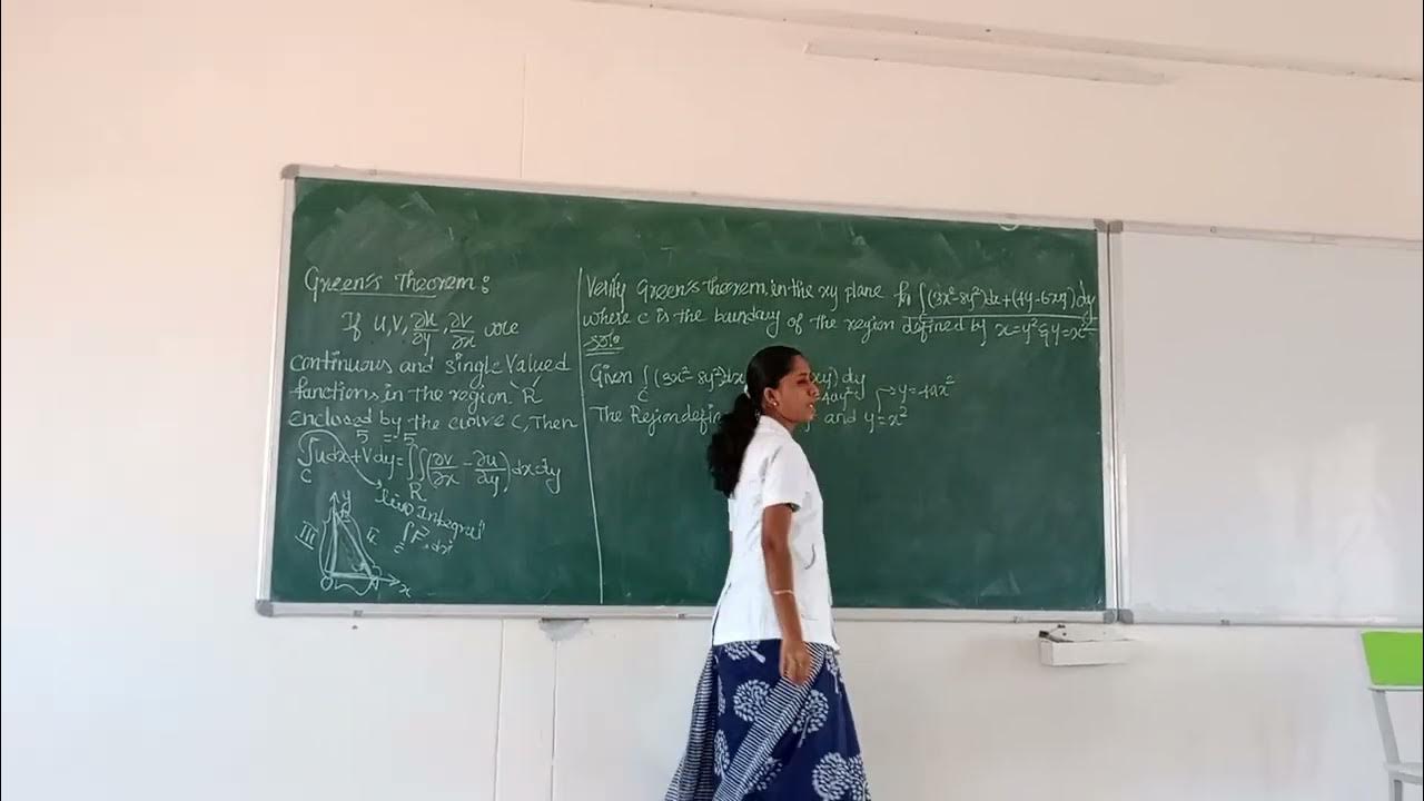 Green's Theorem - Esec Lecture Series - YouTube