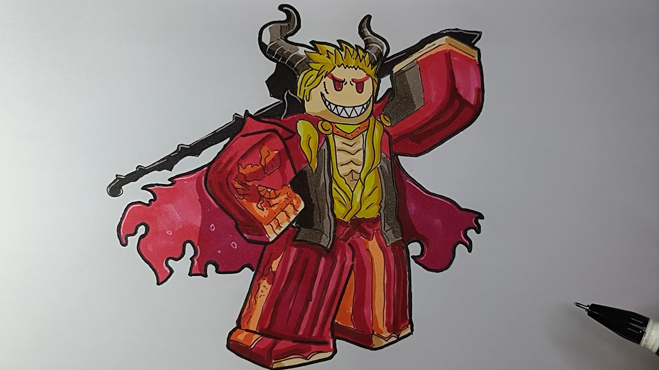 How To Draw Uzoth Everything in RED KING EVENT - YouTube